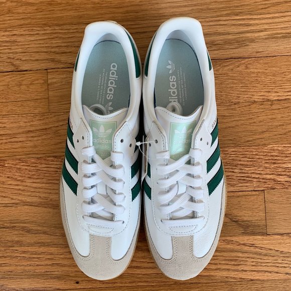 adidas | Shoes | Adidas Originals Samba Og White Green Mens Shoes ...